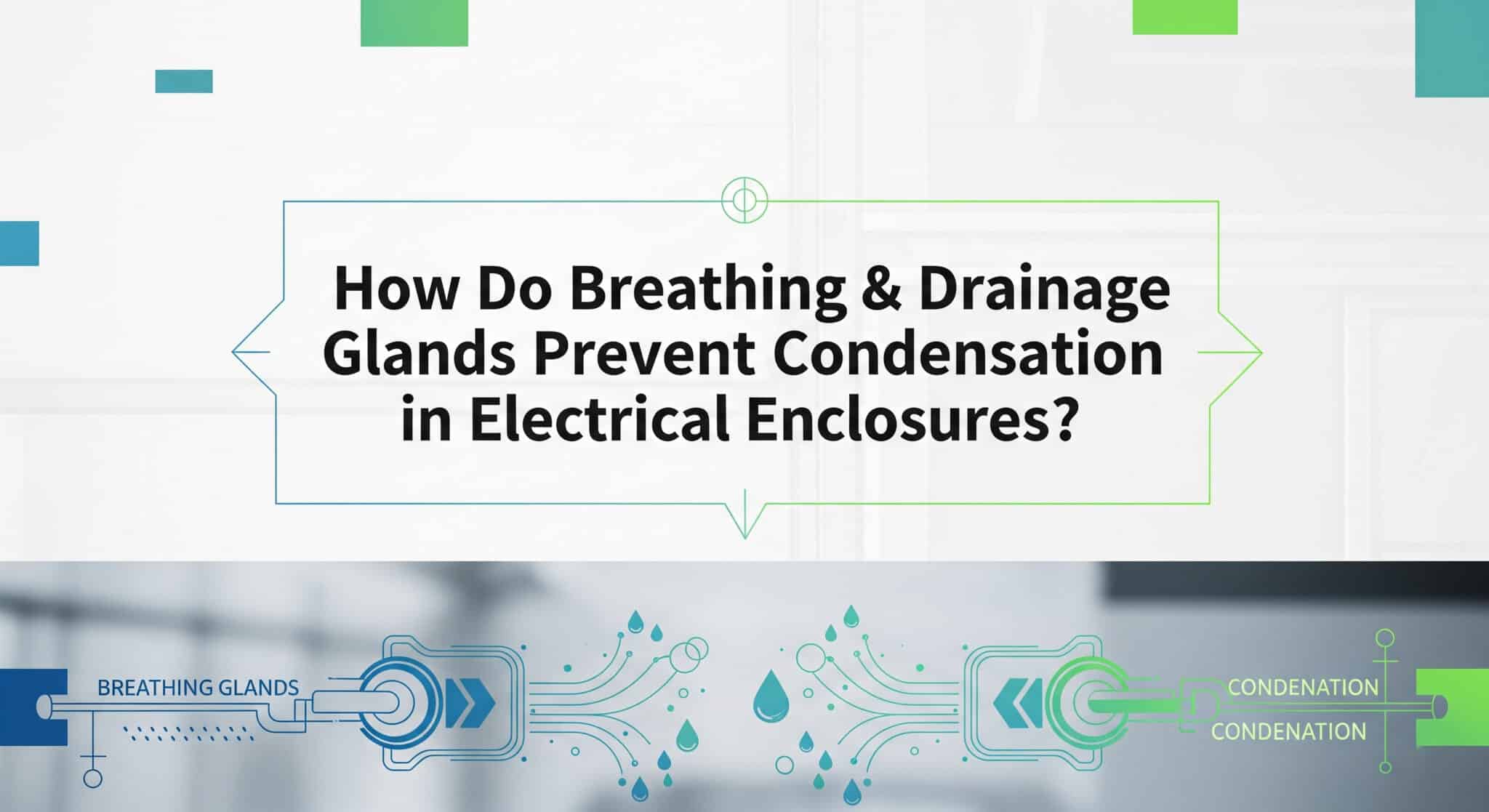 How Do Breathing & Drainage Glands Prevent Condensation In Electrical ...