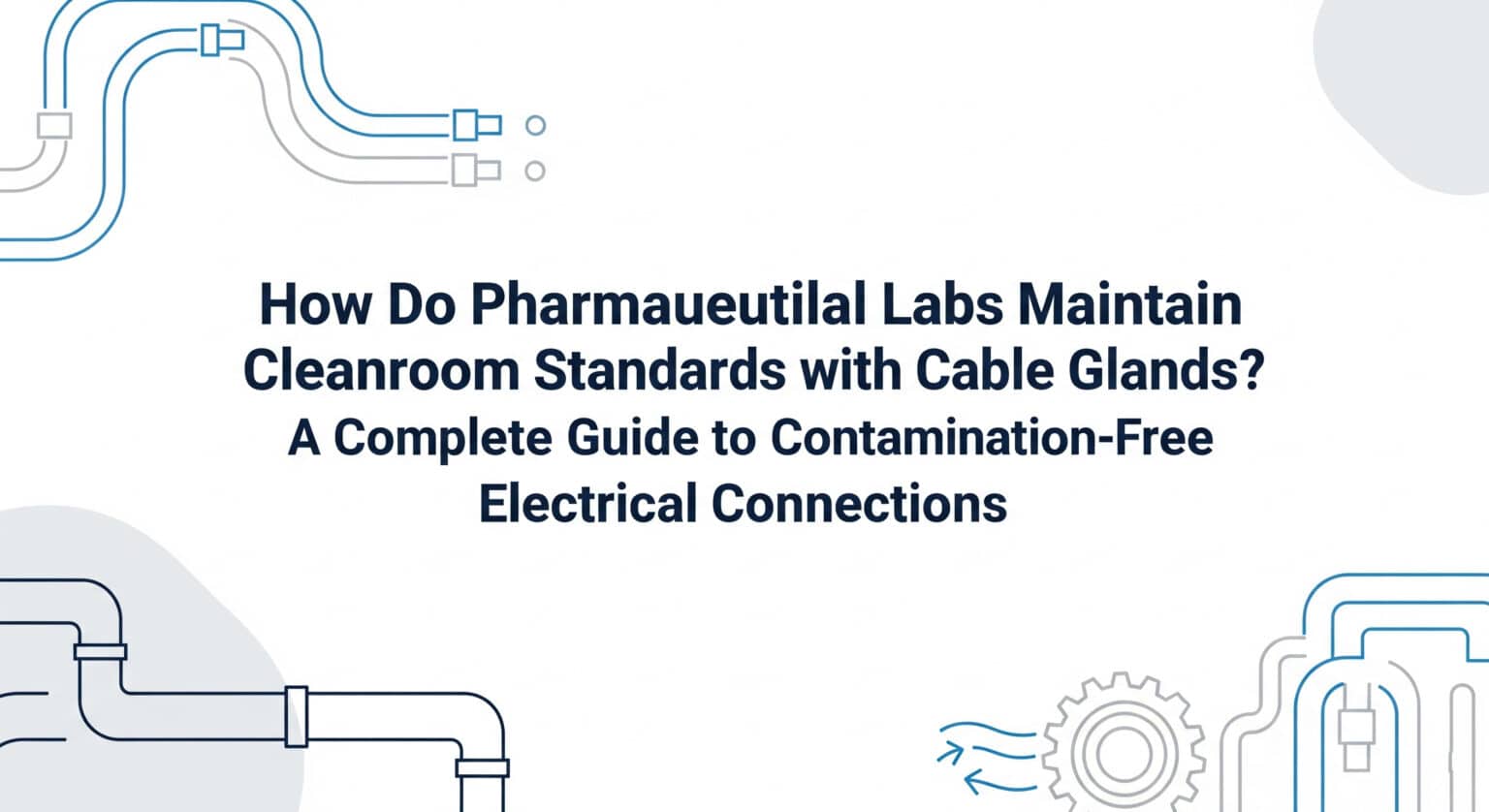 How Do Pharmaceutical Labs Maintain Cleanroom Standards With Cable ...