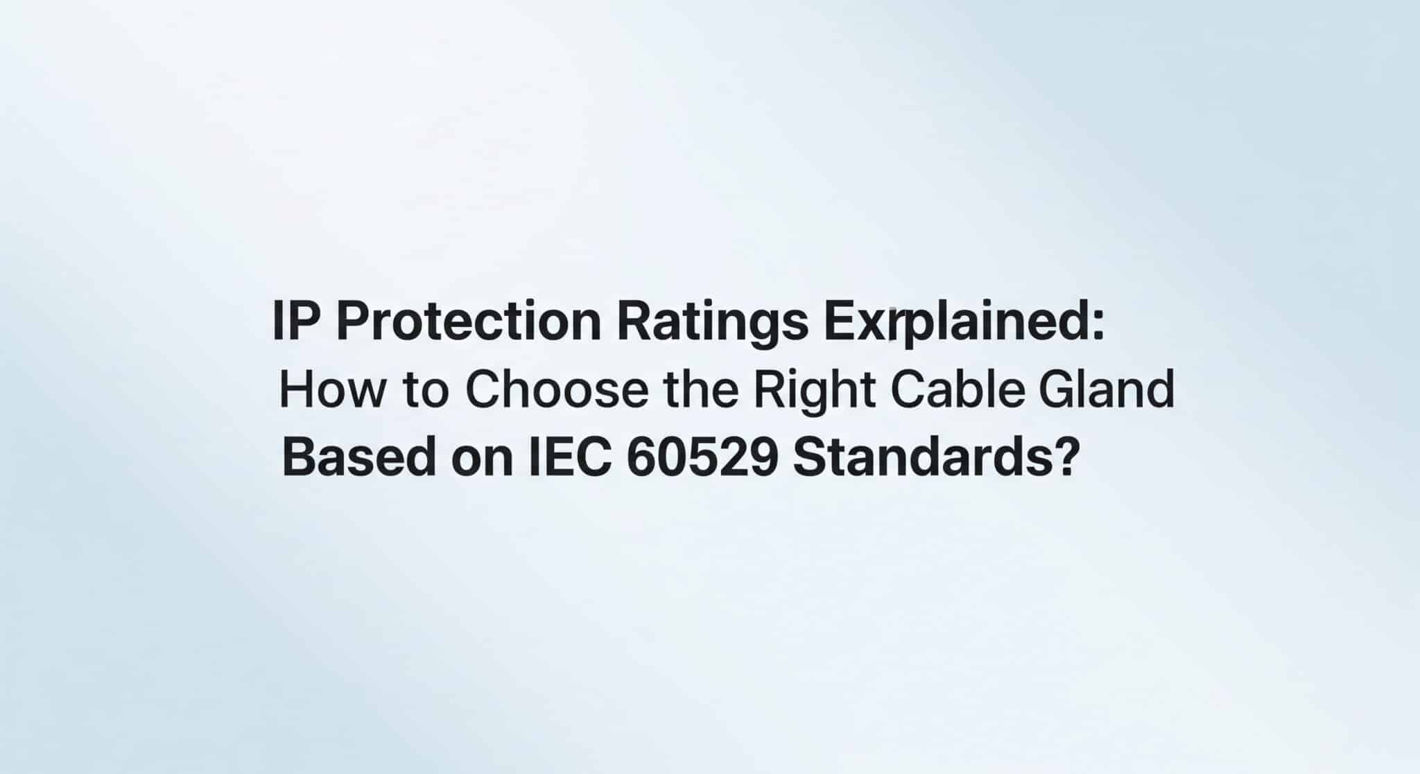 Explicação das classificações de proteção IP: Como escolher o bucim ...