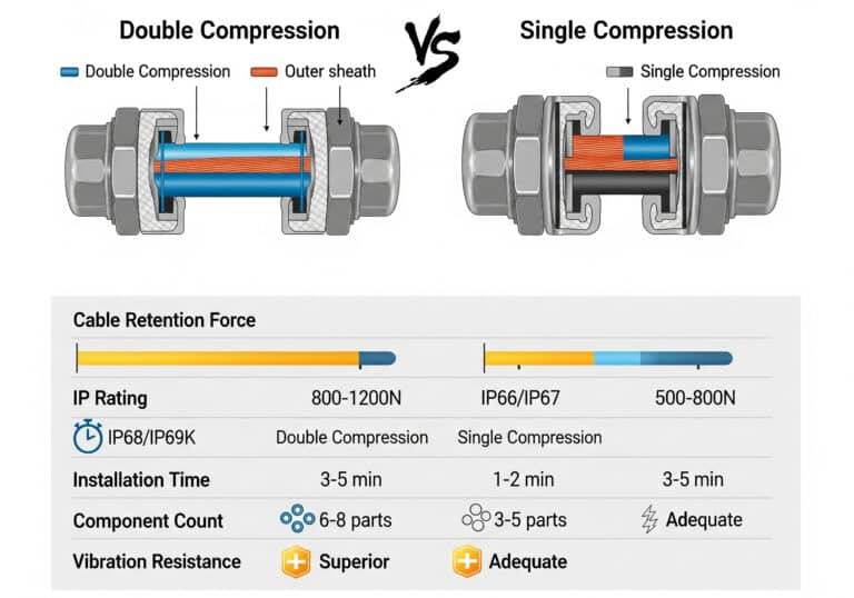 Double Compression Vs. Single Compression Glands: A Definitive Guide ...