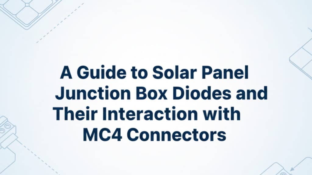 A Guide To Solar Panel Junction Box Diodes And Their Interaction With ...